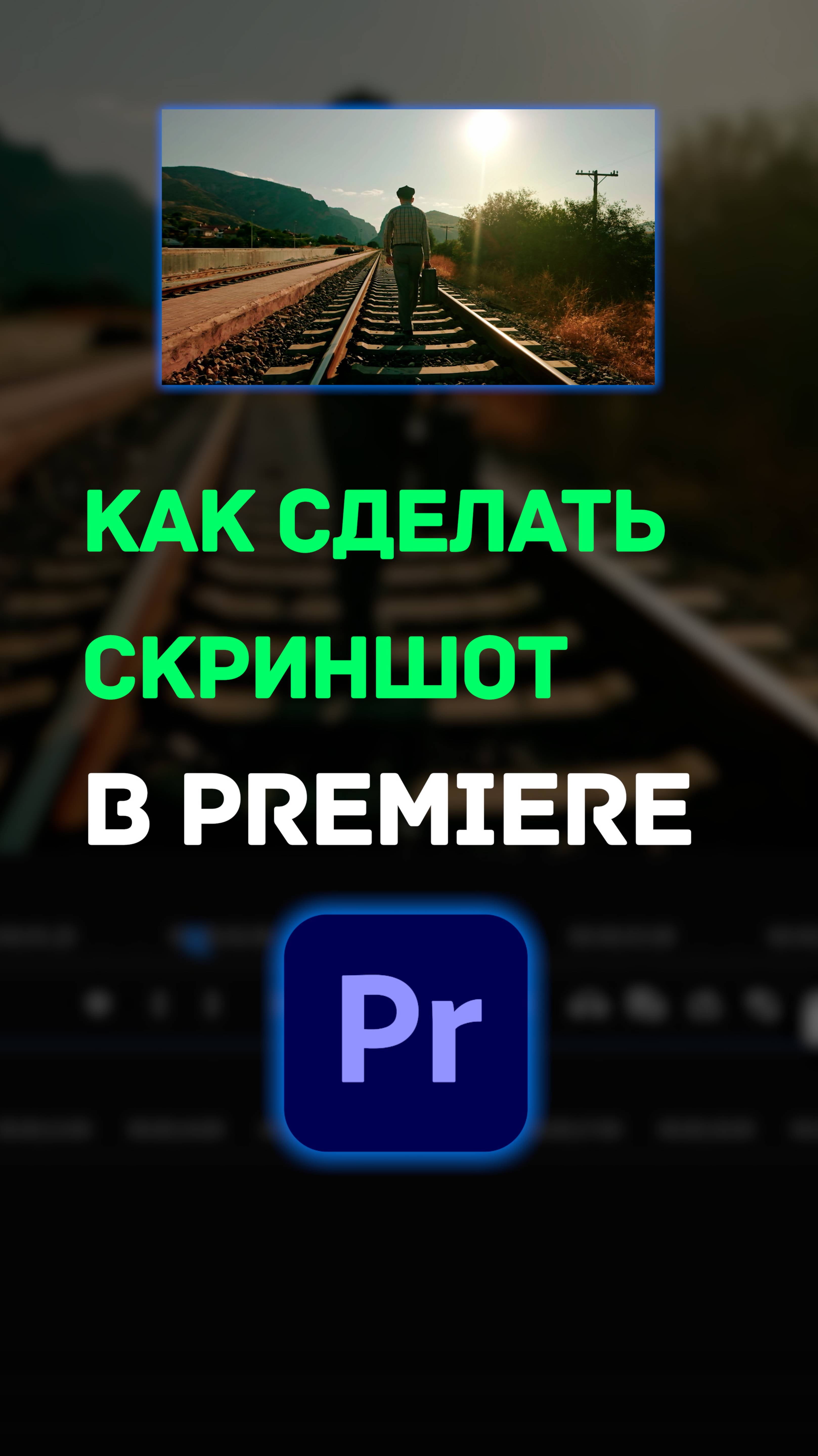 Как сделать скриншот области предпросмотра в Premiere?
