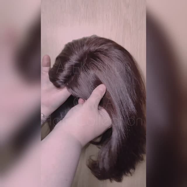 ПОЛУ-ПАРИК combo - на моно (с имитацией кожи головы) #полупарик #натуральныйпарик #изделияизволос