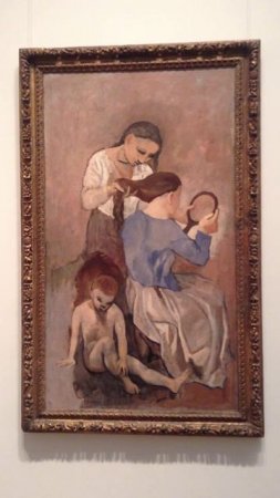 La Coiffure,1906,Pablo Picasso-Причесывание,1906,Пабло Пикассо