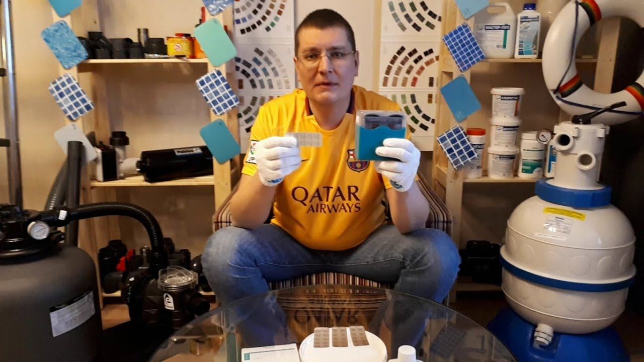 Сделать Анализ Воды в Бассейне, Померить, Узнать - Таблетки для Пултестер и Тестер Байроклар Bayrol