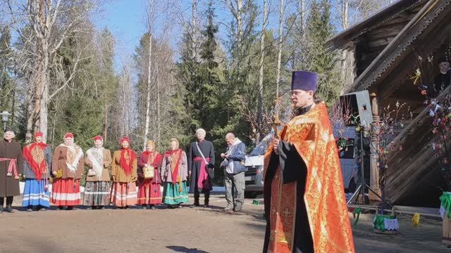 Пасха Христова в «Малых Корелах». Водосвятный молебен