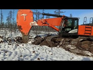 Мегариппер  MEGARIPPER в работе на базе Hitachi ZX470 5G