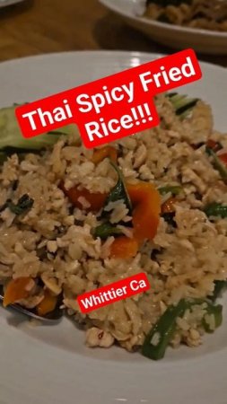Thai Spicy Fried Rice!!! Firrreee