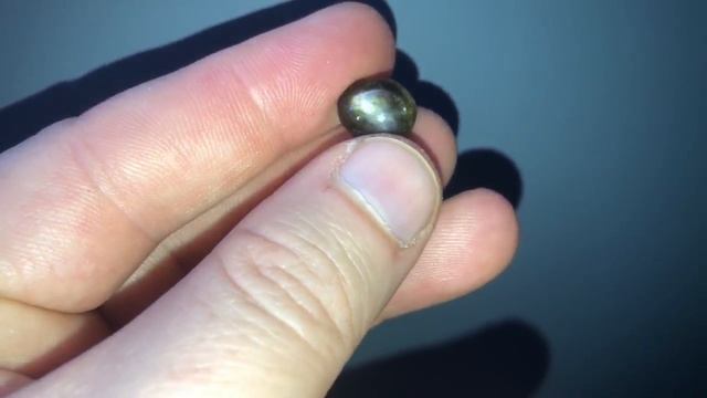 Сапфир звёздчатый, коричневато- черный 10,77кт №159