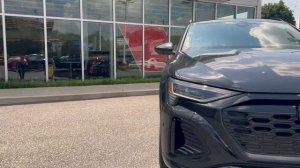 2023 Audi Q8 e-tron with Black Optic trim