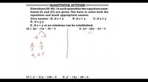 SBI CLERK PRELIMS 247/2021 (TEST-23) -25-05-2021 REASONING & QUANT
