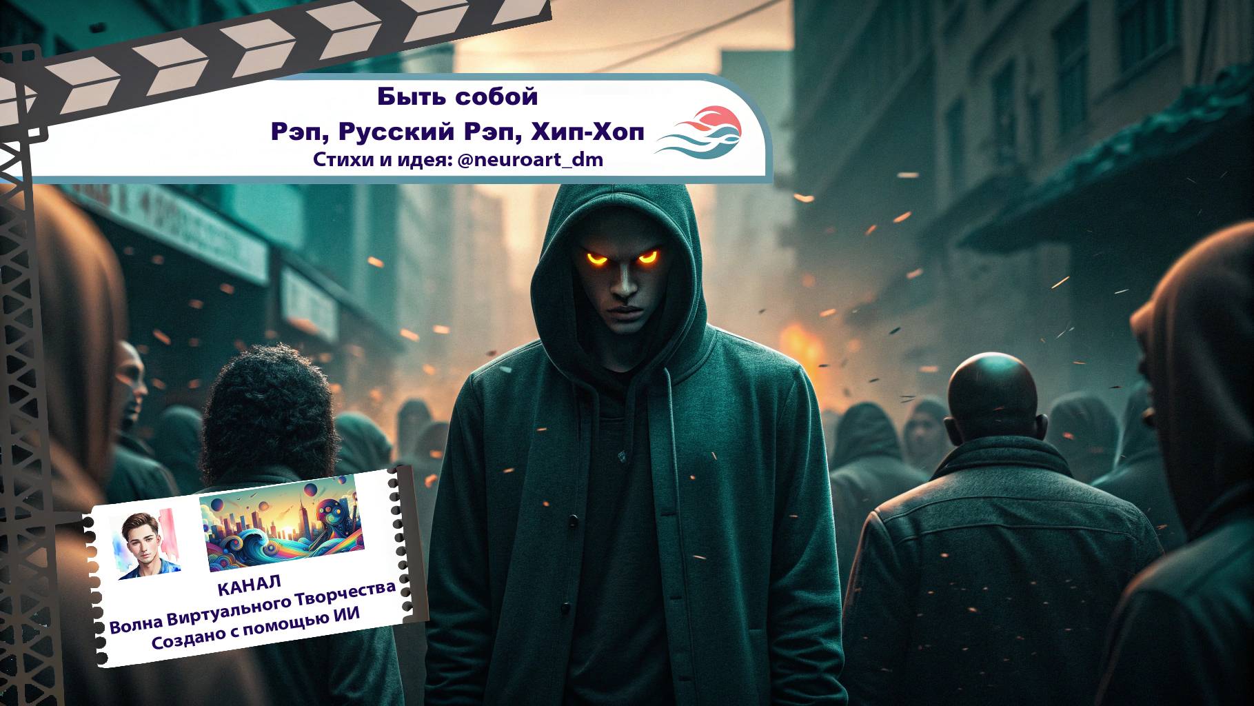 Быть собой - Рэп, русский рэп, хип-хоп, о сложном характере | Riffusion AI @neuroart_dm