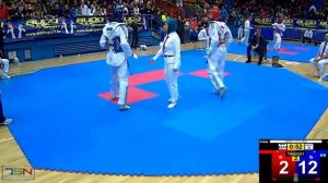 4014 MIKAEL BERG TOYEN TKD  CLUB NOR vs MARIANO BUCOLO TIGER S DEN BARCELLONA P G  ITA 25 16