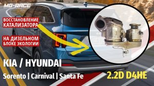 Новый КАТАЛИЗАТОР на дизель KIA HYUNDAI 2.2CRDi | Восстановление блока экологии