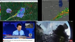 Illinois/Indiana weather radar LIVE and News updates with NASA spacewalk!!!!