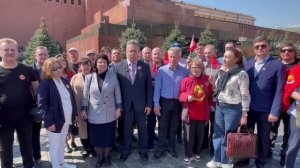 Николай Платошкин, Анжелика Глазкова в день рождения Ленина с Красной Площади!