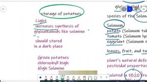 Alkaloids Lecture 7; Solanine; why it is necessary to peel of potatoes?