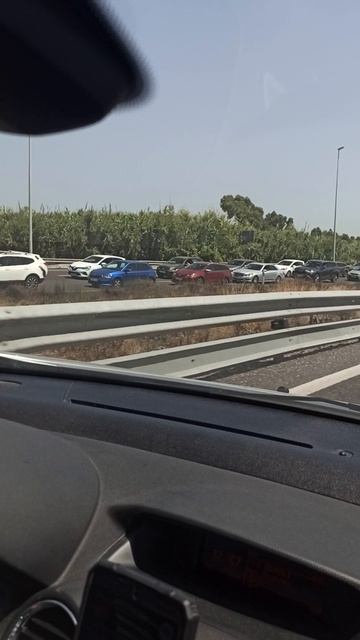 🚦Вот такая пробка🚗 🚌 🚚на испанских дорогах