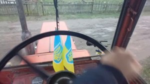 Куди котиться це ЖИТТЯ! Вивожу сміття на тракторі Т25!