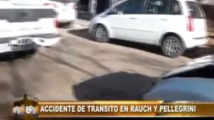 Accidente de tránsito en Rauch y Pellegrini