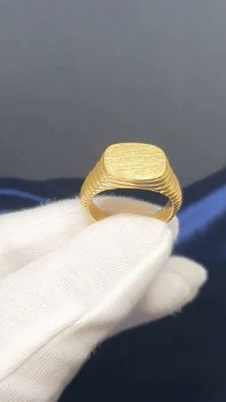 Мужской перстень из чистого золота. Проба 958,  вес 31 грамм