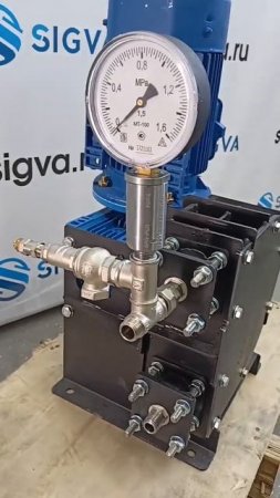 Перистальтический насос НП-16 / SIGVA PP-E-16 с манометром и с предохранительным клапаном.