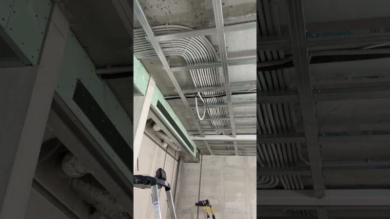 Каркас для гипсокартона на потолке в квартире | ЖК «Сердце Столицы»