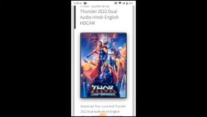 HOW TO DOWNLOAD THOR LOVE AND THUNDWR IN HD AND HINDI DUBBED (FULL MOVIE 2022) 😈😈🙏
