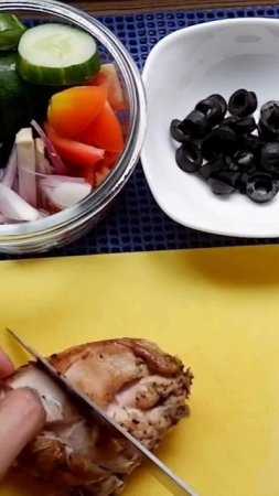 Keto Chicken and Cucumber Salad #recipe #keto #highfatdiet
