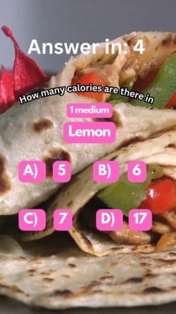 Calorie Check!!  Lemon #calories #food #healthy #shorts