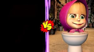Skibidi Toilet Battle Multiverse ZOMBI NEW VIRUS VS MASHA TOILET animation