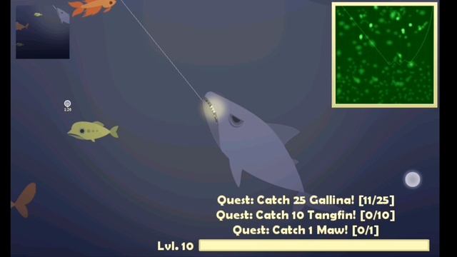Играю в Cat goes fishing (часть 21). Появился супертяжёлый квест на maw.