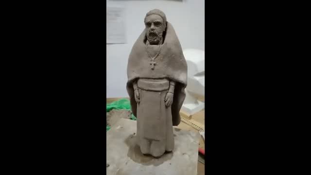 ЛЕПИМ ИЗ ГЛИНЫ СВЯЩЕННИКА. Видео Лепка у Романа