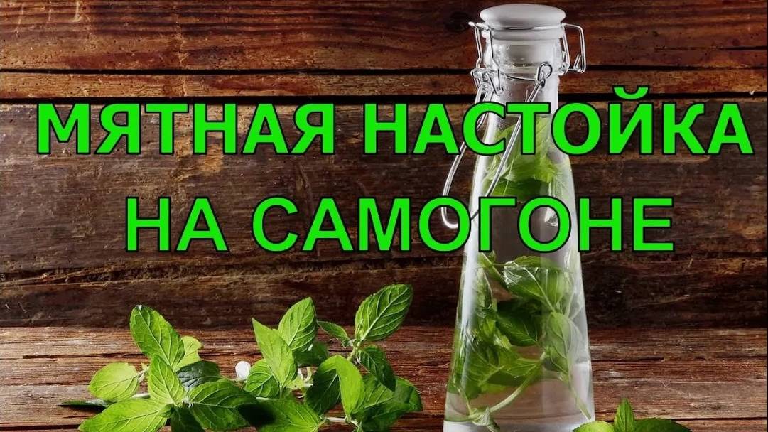 МЯТНАЯ НАСТОЙКА НА САМОГОНЕ