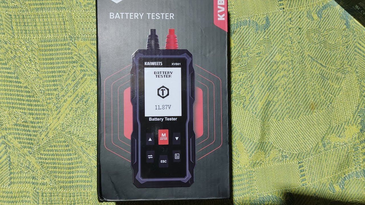 Обзор тестера АКБ  KAIWEETS KVB01, честный отзыв.