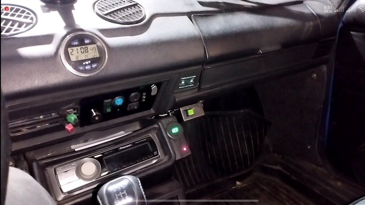 Установка самодельного таймера для обогрева зеркал.