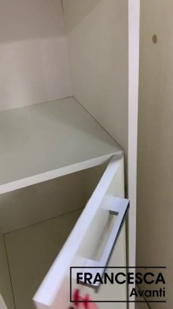 Пенал Francesca Eco 30 белый (2дв. универсальный)