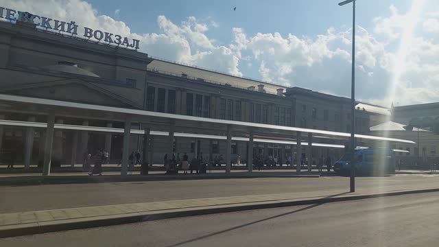 Около метро "Киевская"  / г. Москва / 4К