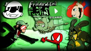 Снова странно, но нормально 🍄 FNF - YTP Invasion V3 MOD - 2 часть