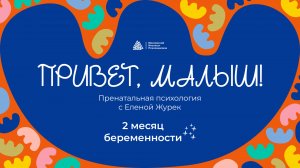 Привет, малыш! / Пренатальная психология с Еленой Журек / 2 месяц беременности