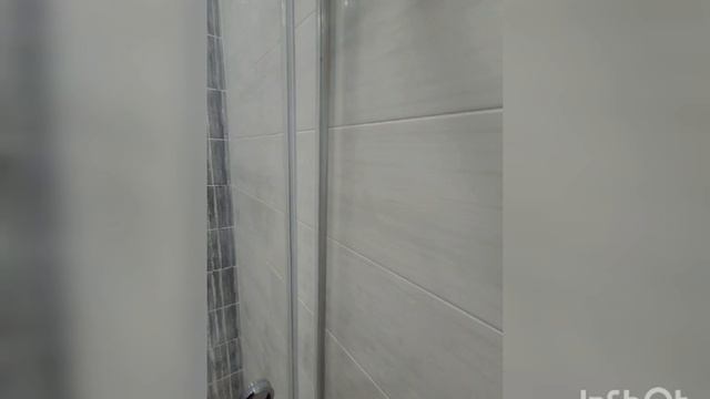 Стеклянная душевая на заказ с раздвижной дверью