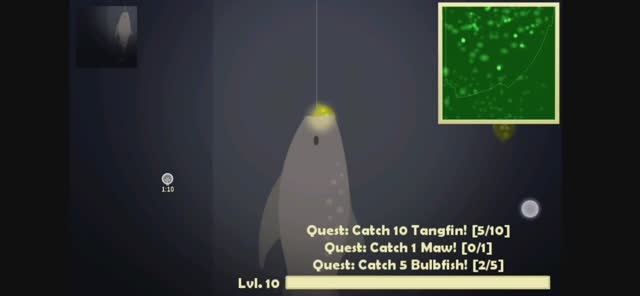 Играю в Cat goes fishing (часть 23). Охота на maw.