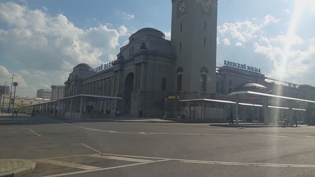 Около метро "Киевская"  / г. Москва / 4К