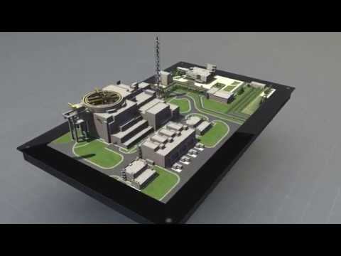 Голографический стол NettleBox. Проект: Ленинградская АЭС