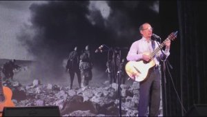 Концерт клуба авторской песни "Поющий источник"  в канун дня Победы.