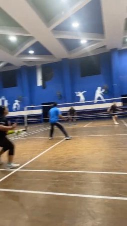 Mix badminton | Abhinav/Sanvi vs Aakash/Annu | #badminton #trickshots #smashlegends #bwf
