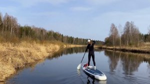 Гуляем на SUP с женой | Суда, Андога, Сойвола 19.04.25