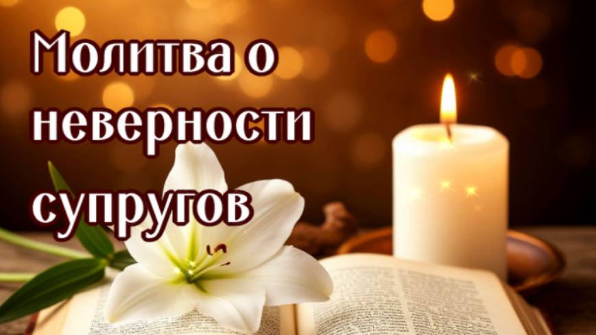 ОТ ПЛОХИХ ОТНОШЕНИЙ В СЕМЬЕ и НЕВЕРНОСТИ СУПРУГА