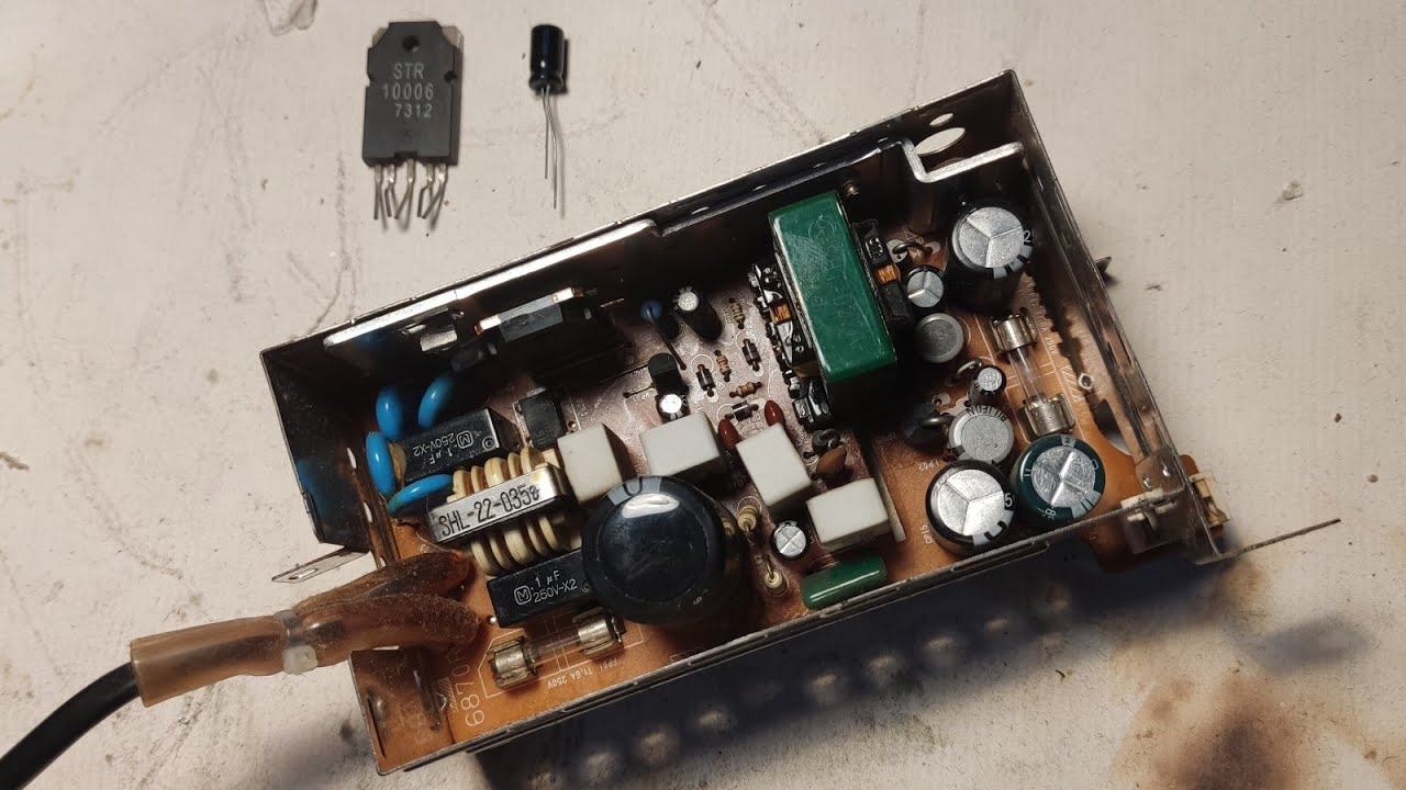 Ностальгический ремонт БП от видика  SHARP.