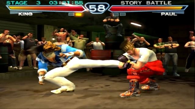 Tekken 4 - King Playthrough (PS2)