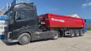 Самосвальный полуприцеп WIELTON на 11 тонных осях