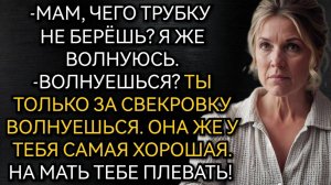 Истории из жизни. Ревнивая мама. Аудио рассказы