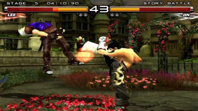 Tekken 5 - Lee Playthrough (PS2)