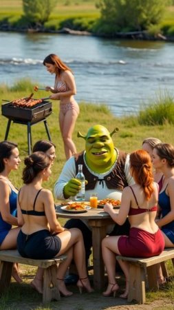 Шрек отрывается в России #shrek5  #shrek #шрек5 #шрек #нейросеть #shrekai  #aimemes #aimeme #ии #ai