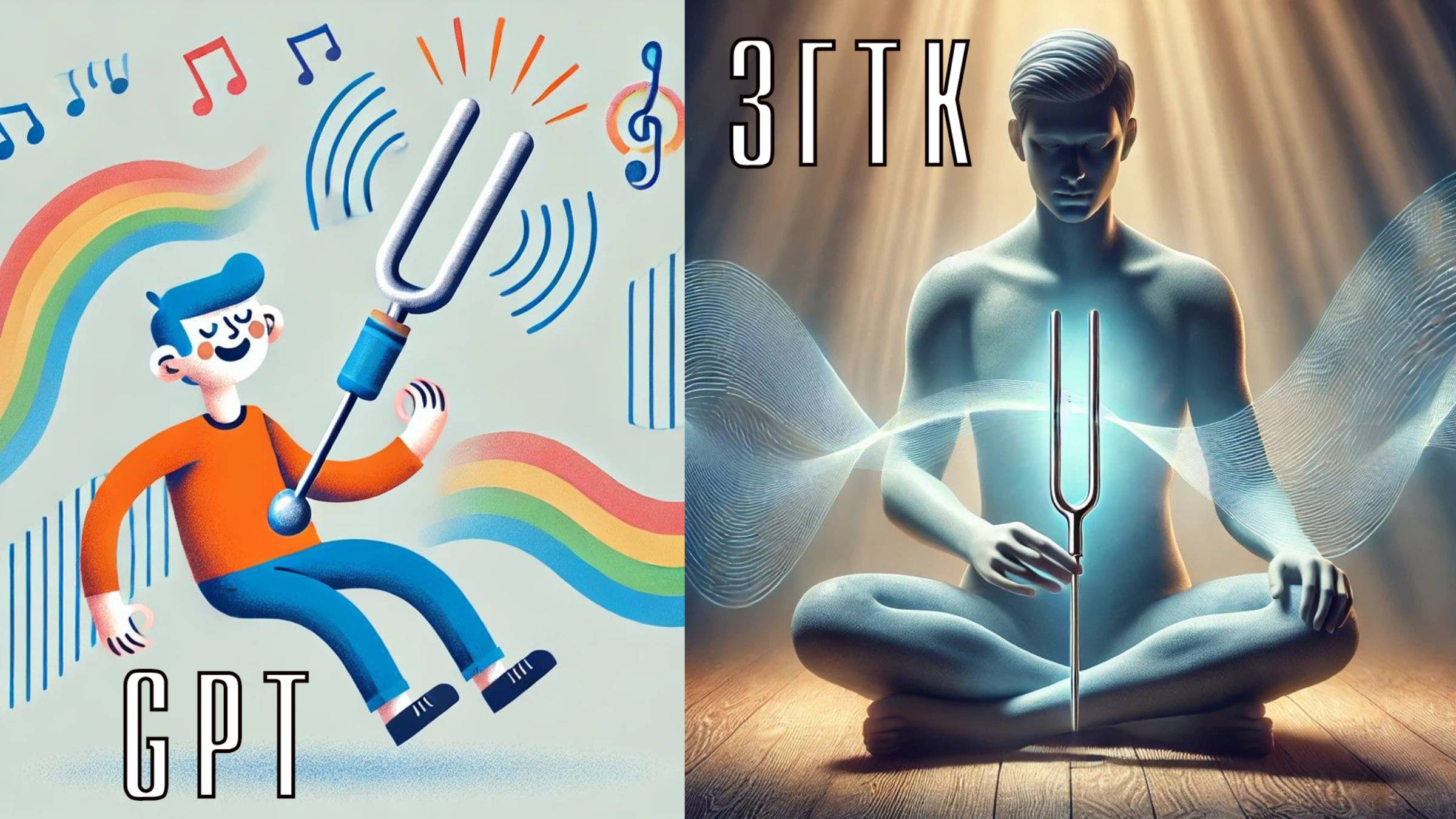 DevAsuria ЗГТК и ChatGPT о звуковибрационной гимнастике тела камертон